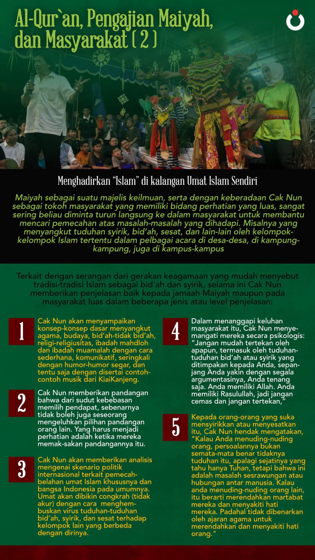 Al-Qur`an, Pengajian Maiyah, dan Masyarakat (2) • CakNun.com